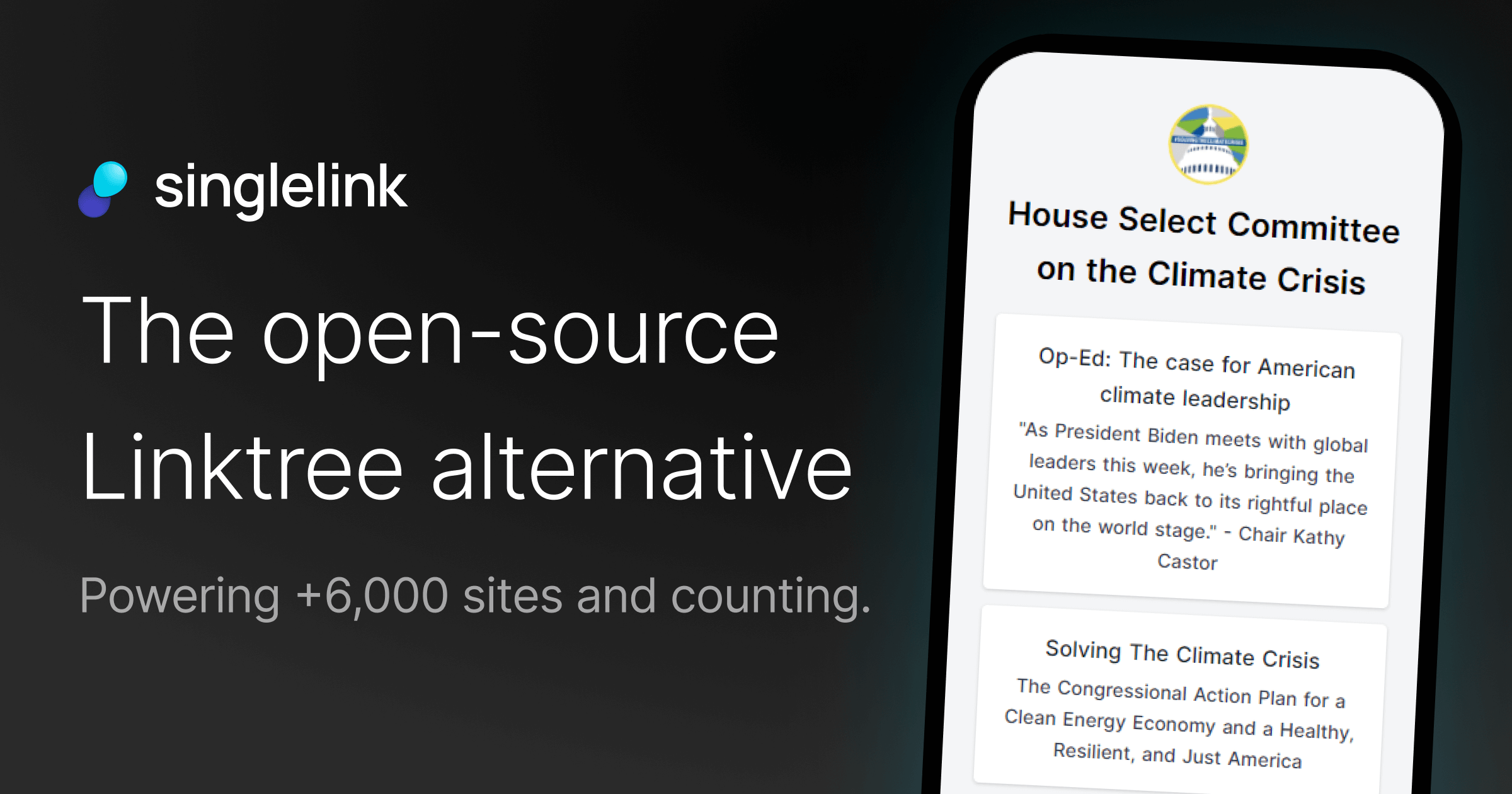 Singlelink - The open-source Linktree alternative